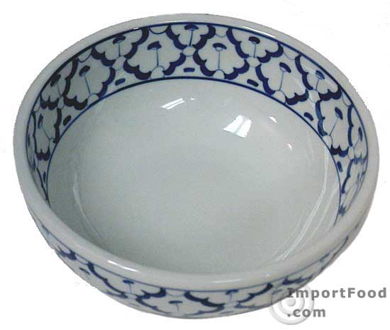 Handpainted Thai Ceramic, 12 oz bowl :: ImportFood