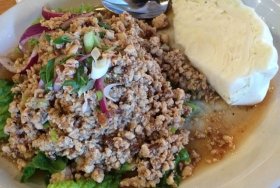 Thai Spicy Ground Chicken and Toasted Rice, 'Larb Gai' - ImportFood.com
