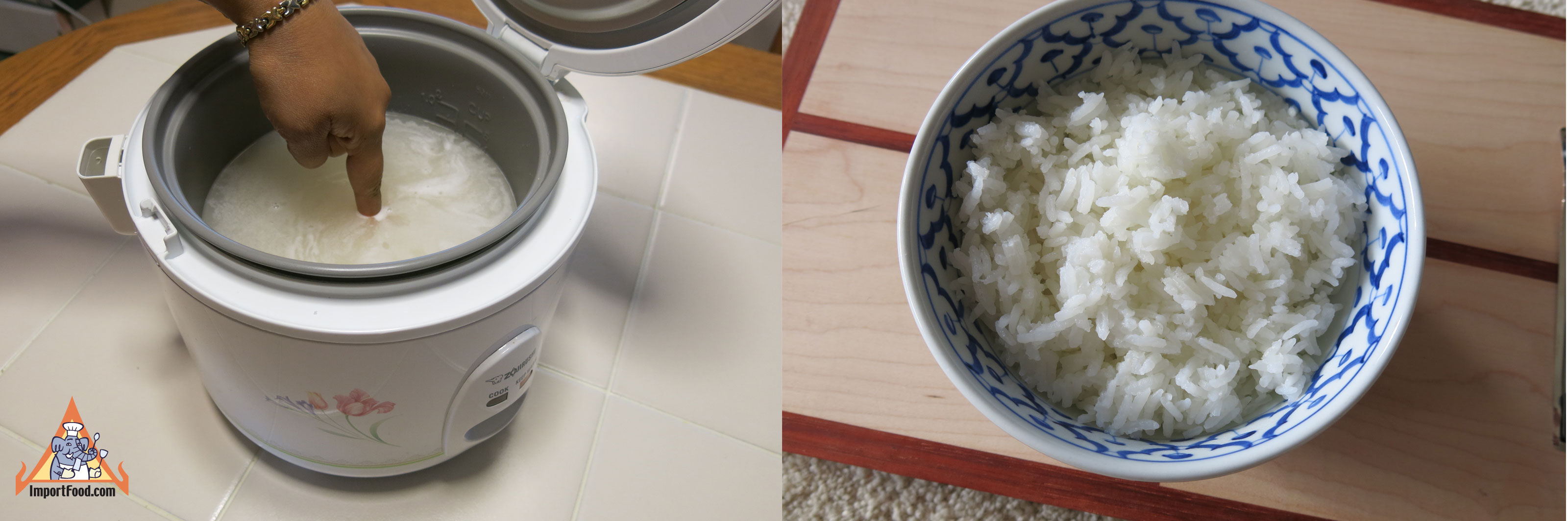 Thai Jasmine rice, 10 lb bag, available online from ImportFood.com