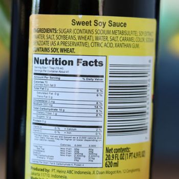 Kecap Manis (Sweet Soy Sauce), ABC Brand, 21 oz bottle :: ImportFood