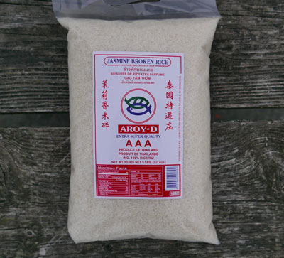 Thai jasmine broken rice, 5 lb bag :: ImportFood